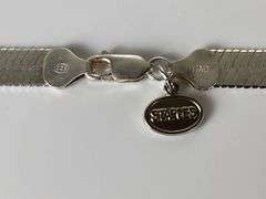 Staples Sterling Silver Herringbone Chain Necklace - Matthew Bullock ...