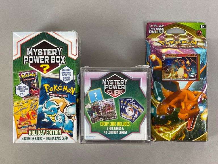 2020 - 22 Pokemon Mystery Power Box, Power Cube, and Sword + Shield ...