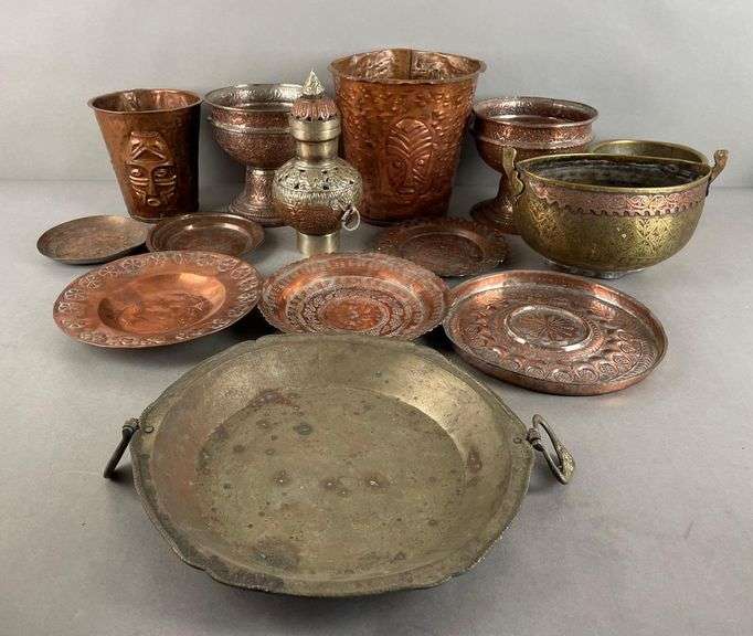 Hammered Copper Items and More - Matthew Bullock Auctioneers