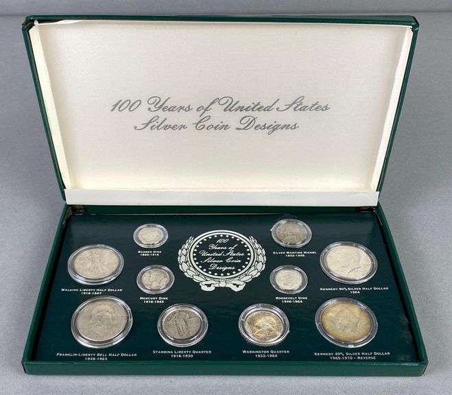 100 Years of US Silver Coin Designs Collectors Set - Matthew Bullock ...