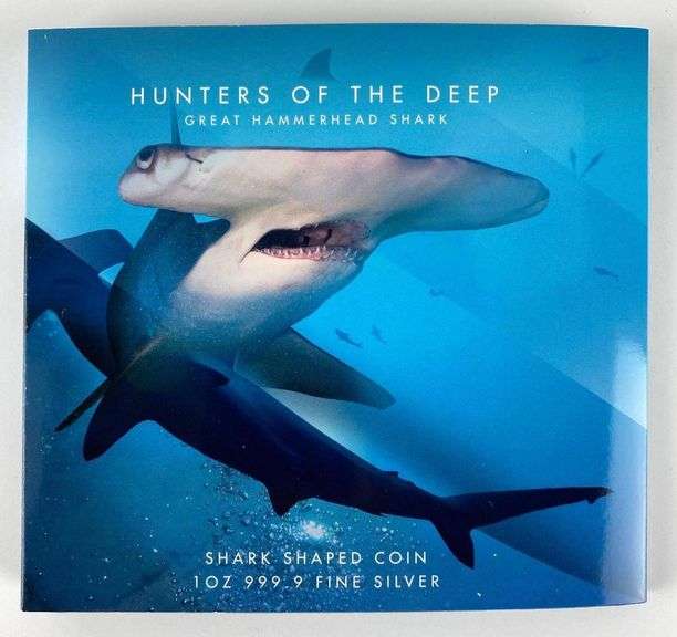 2020 PAMP Solomon Island Colorized Hunters of the Deep Great Hammerhead ...