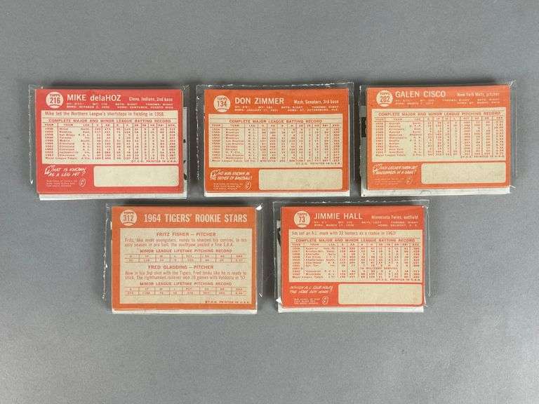 1964 Topps Baseball West Corps. Cello Fun Pack Vending Box Of 20 With