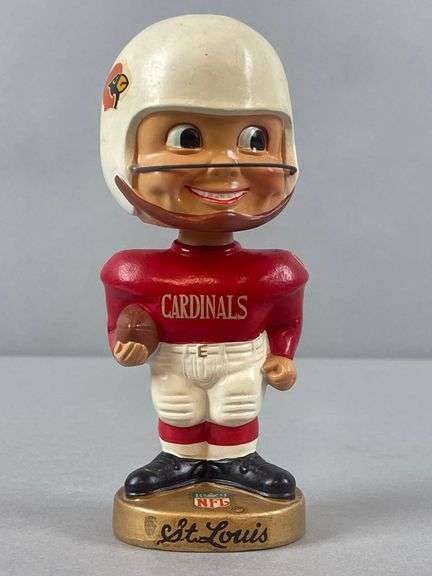 1960s St. Louis Cardinals Football Bobblehead with Gold Round Base ...