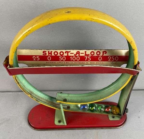Vintage Wolverine Metal Shoot-a-Loop Marble Game - Matthew Bullock ...