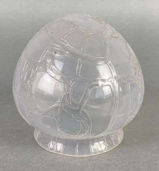 Antique Opalescent Cobble Glass Lamp Shade - Matthew Bullock Auctioneers