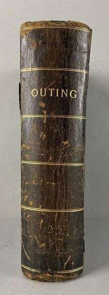 1903 Outing Hardcover Illustrated Book - Matthew Bullock Auctioneers