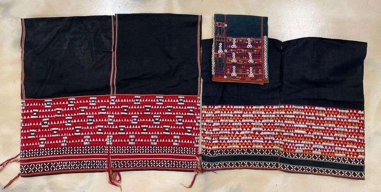 Group of 2 Karenic Tribal Tunics - Matthew Bullock Auctioneers