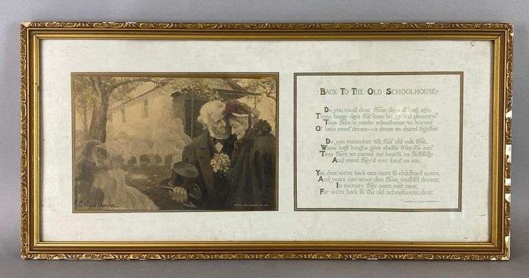 Framed Clyde Squires Morris and Bendien Art Print and Poem - Matthew ...