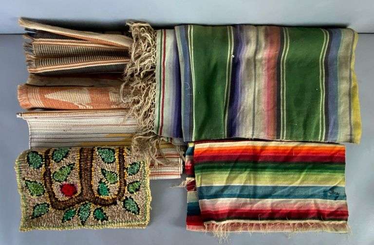 Group of Latin American Style Textiles and Rugs - Matthew Bullock ...