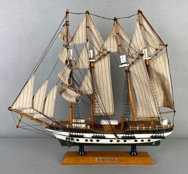 Juan Sebastian Deelcano Model Ship - Matthew Bullock Auctioneers