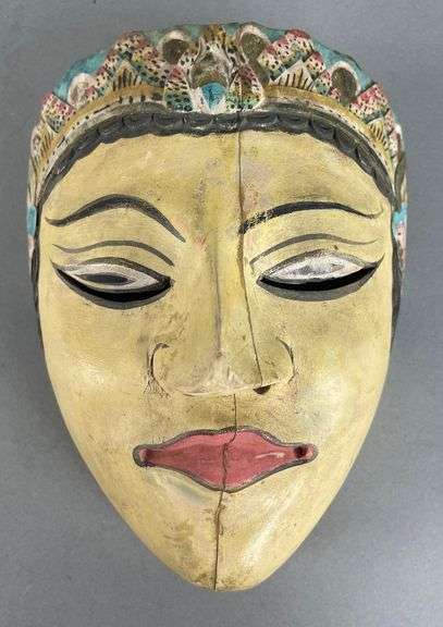 Indonesian Topeng Java Dance Mask - Matthew Bullock Auctioneers