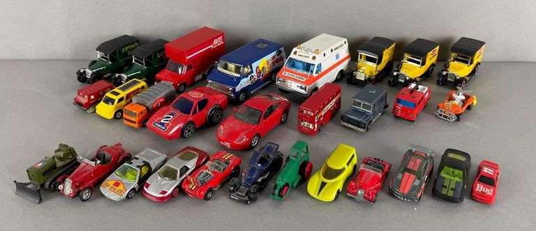Group of 25+ Die-Cast Vehicles - Matthew Bullock Auctioneers