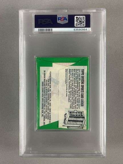 1974 Topps Football Wax Packs PSA 7 - Matthew Bullock Auctioneers