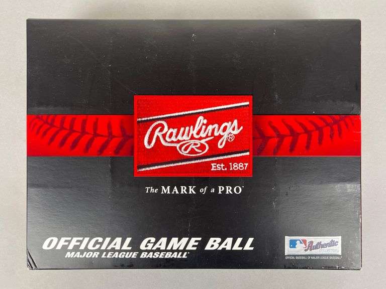 12- Official MLB Rawlings Baseballs, Full Case - Matthew Bullock ...