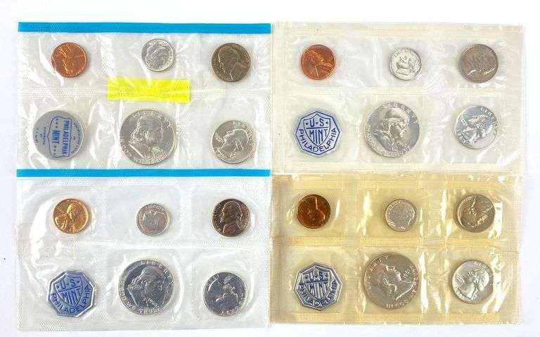 Group of 4 US Mint Proof Coins Sets - Matthew Bullock Auctioneers