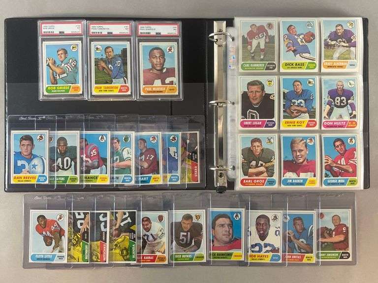 1968 Topps Football Compete High Grade Set with 3 - PSA Graded ...