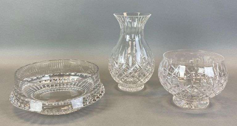Group of 3 Stuart Crystal Glassware - Matthew Bullock Auctioneers