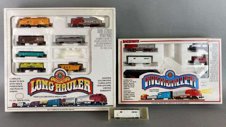 Group of 2 N Scale Bachmann Electric Train Sets and More - Matthew ...