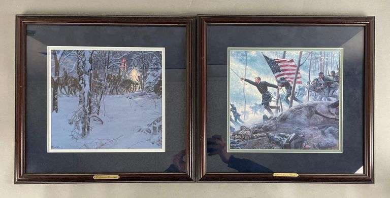 Group of 2 Mort Kunstler Civil War Art Prints - Matthew Bullock Auctioneers