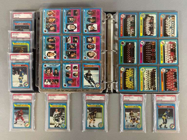 1979 Topps Hockey Near Complete Set with 8 Graded Cards - Matthew ...