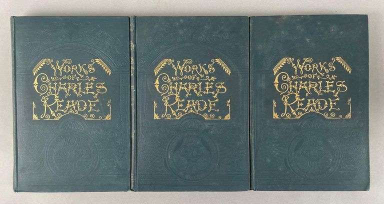 Vintage 3 Volumes of Works of Charles Reade Hardcover Books - Matthew ...