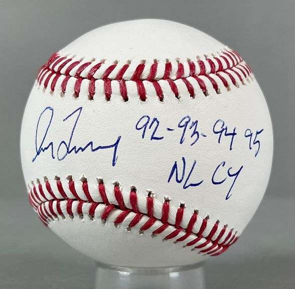 Greg Maddux Signed Official MLB Rawlings Baseball with Inscriptions and JSA COA - Matthew ...