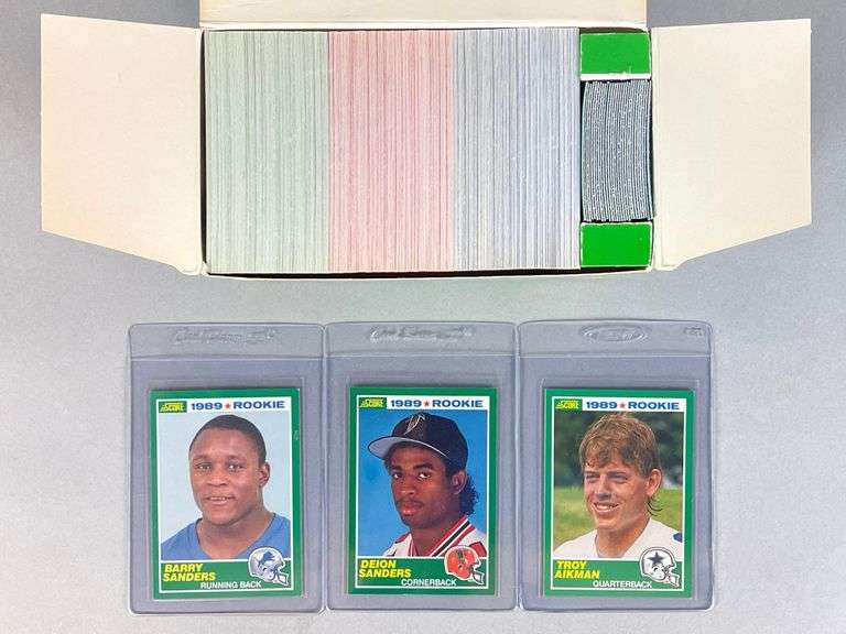 1989 Score Football Complete Factory Set - Matthew Bullock Auctioneers