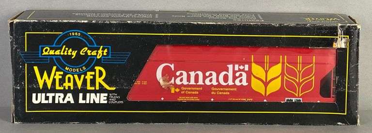 Weaver Models Ultra Line O Scale Train Hopper - Matthew Bullock Auctioneers