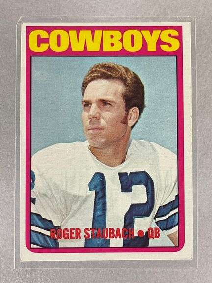 1972 Topps Football Roger Staubach #200 Rookie - Matthew Bullock ...