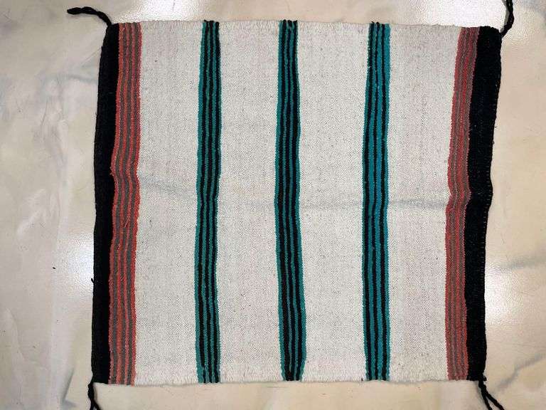 Skyview Ranch Navajo Striped Native American Wool Rug - Matthew Bullock ...