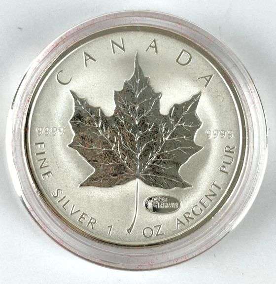 2000 Royal Canadian Mint Canada Maple Leaf Expo 2000 Hannover $5 1 oz ...