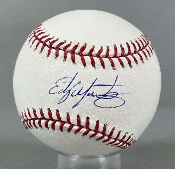 Edgar Martinez Signed Official MLB Rawlings Baseball with JSA COA - Matthew Bullock Auctioneers