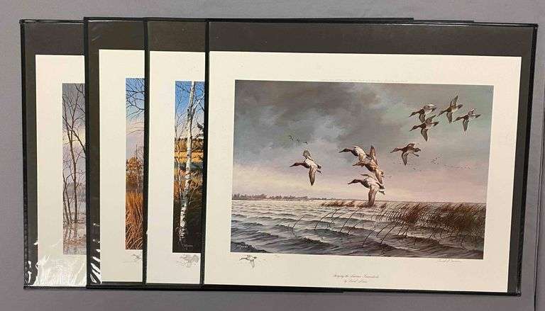 Group of 8 Limited Edition Signed and Numbered David Maass Bird Prints ...
