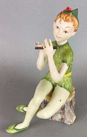 Cybis Walt Disney Porcelain Peter Pan Figurine - Matthew Bullock ...