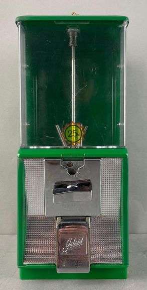 Vintage Gabriel 25¢ Gumball Machine - Matthew Bullock Auctioneers