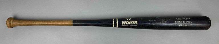1992 - 94 Frank Thomas Game Used Bat - Matthew Bullock Auctioneers