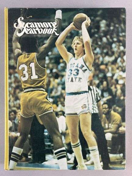 1978 Larry Bird, Indiana State University, Sycamore Yearbook - Matthew ...