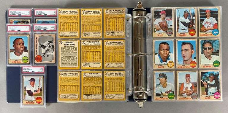 1968 Topps Baseball Complete Set with 5 PSA Graded Cards - Matthew ...