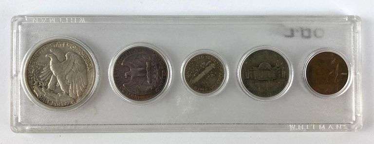 1945 US Silver Coin Set - Matthew Bullock Auctioneers
