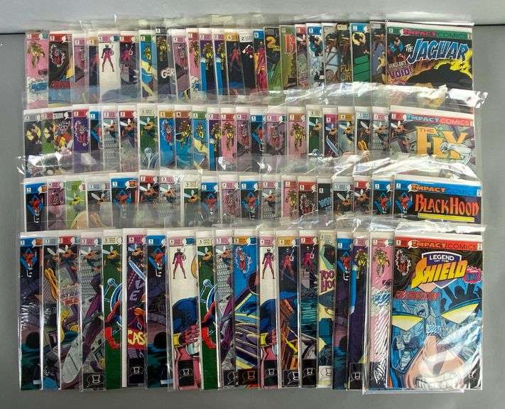 Group of 100+ Impact Comic Books - Matthew Bullock Auctioneers