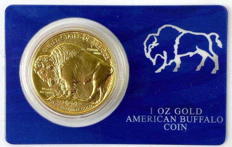 2025 $50 American Buffalo 1 oz .9999 Fine Gold Coin - Matthew Bullock ...