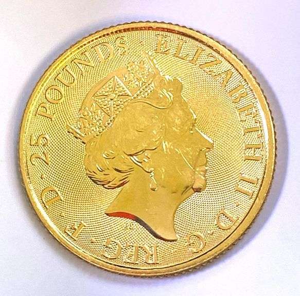 2019 The Gold Standard 1/4 oz .9999 Fine Gold Coin - Matthew Bullock ...