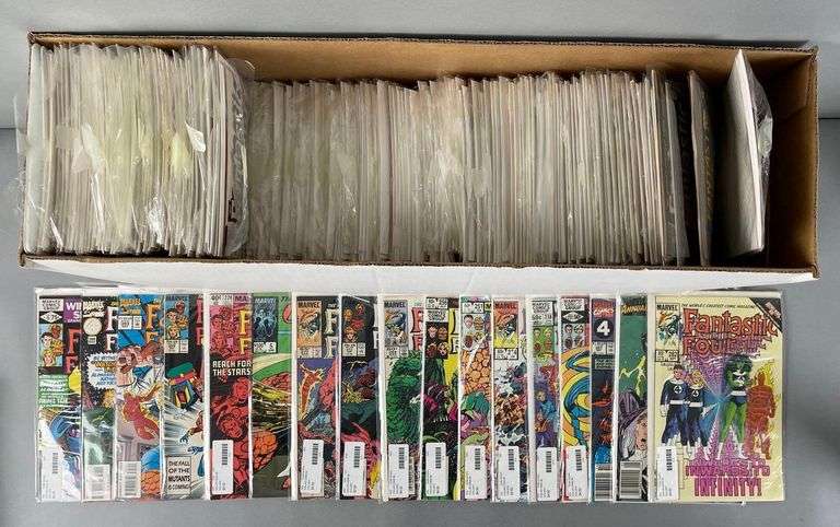 Long Box of Marvel Fantastic Four Comic Books - Matthew Bullock Auctioneers