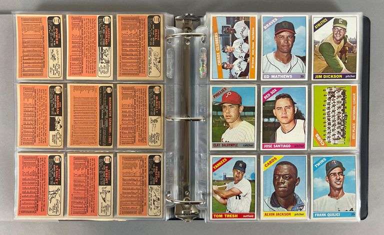 1966 Topps Baseball Complete Set - Matthew Bullock Auctioneers