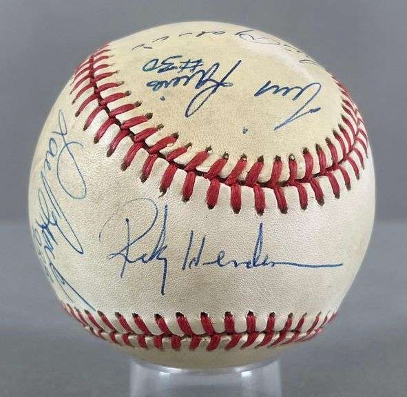 Stolen Base Leader Signed Official MLB AL Rawlings Baseball with JSA COA - Matthew Bullock ...