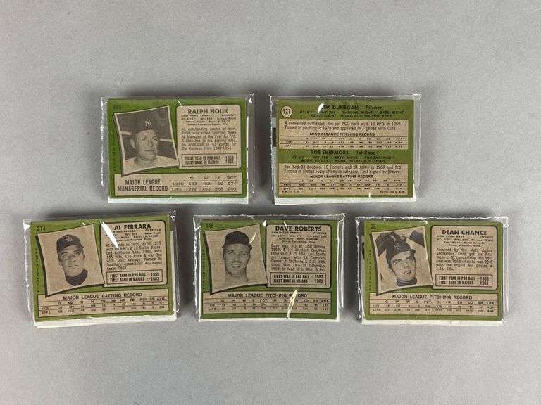 1971 Topps Baseball West Corps. Cello Fun Pack Vending Box of 20 with ...