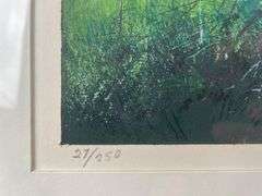 Signed and Numbered Robert William Addison Victorian Summer Serigraph ...