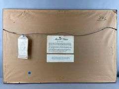 Signed and Numbered Robert William Addison Old Farm Wagon Serigraph ...