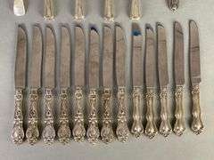Group of Weighted Sterling Silver Flatware - Matthew Bullock Auctioneers