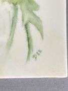 Group of 2 Dee Decker Hand-Painted Floral Porcelain Tiles - Matthew ...